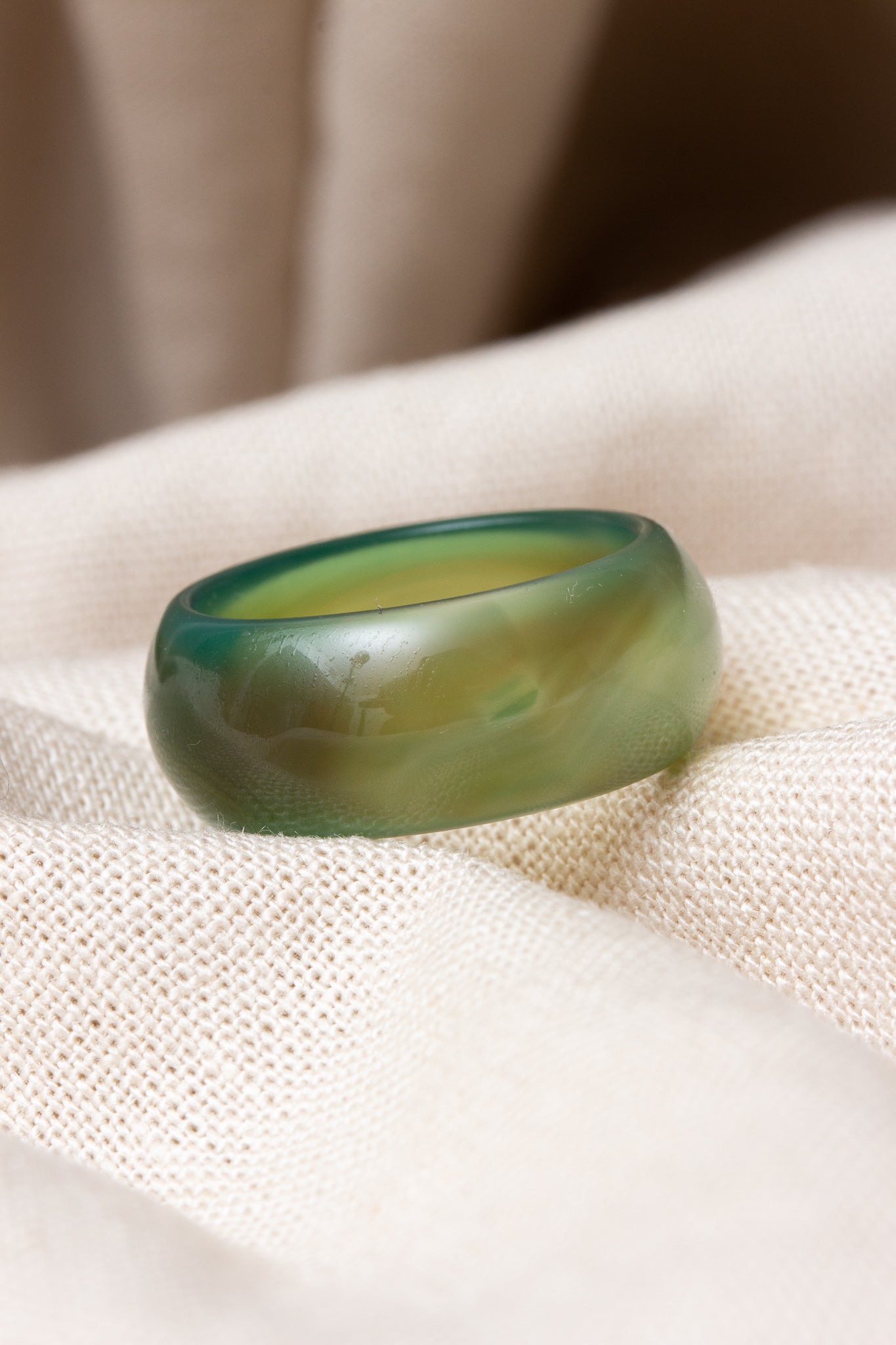 Matcha Stone Ring – JunctionJNCT